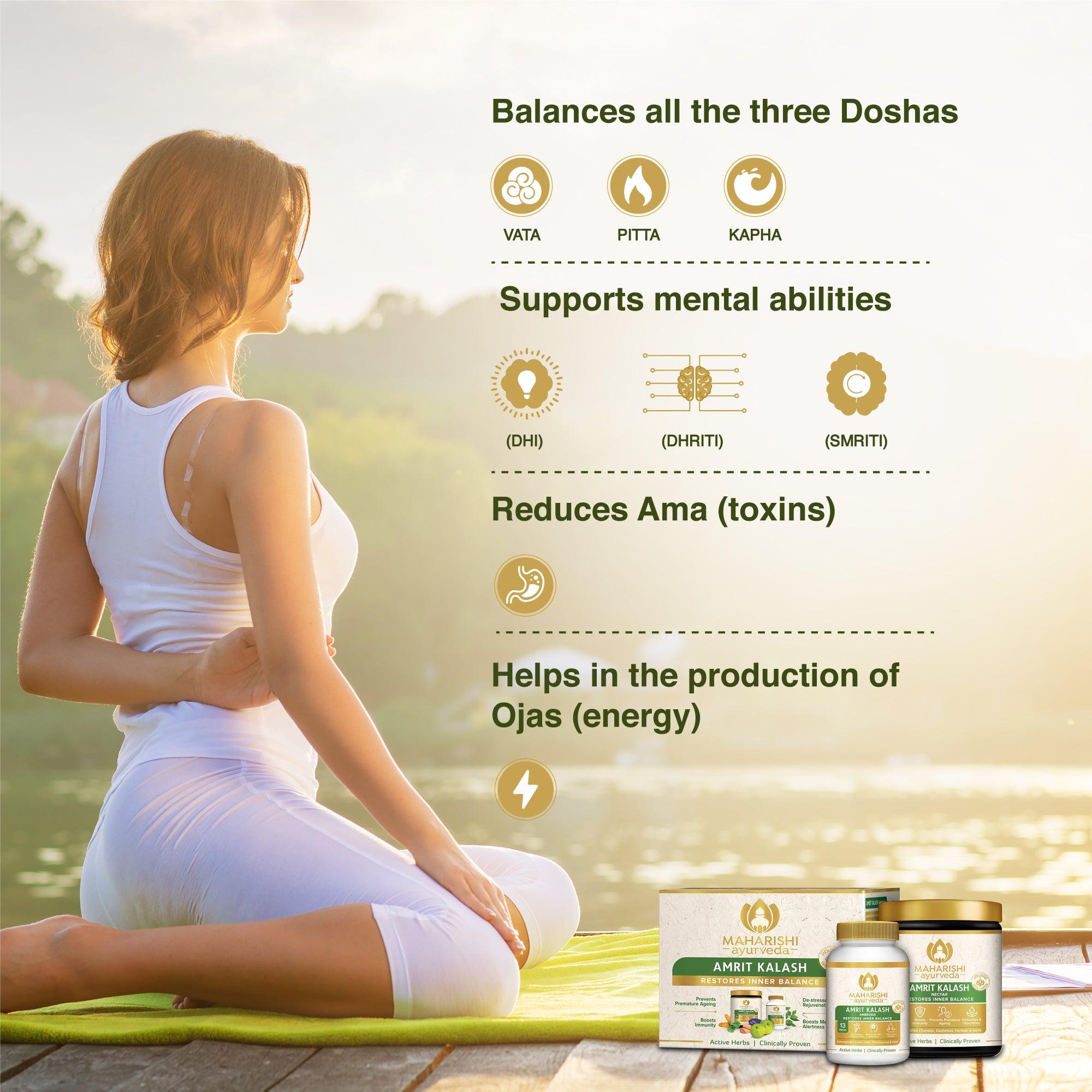 Amrit Kalash Dual Pack - For Perfect Health & Vitality – Maharishi ...