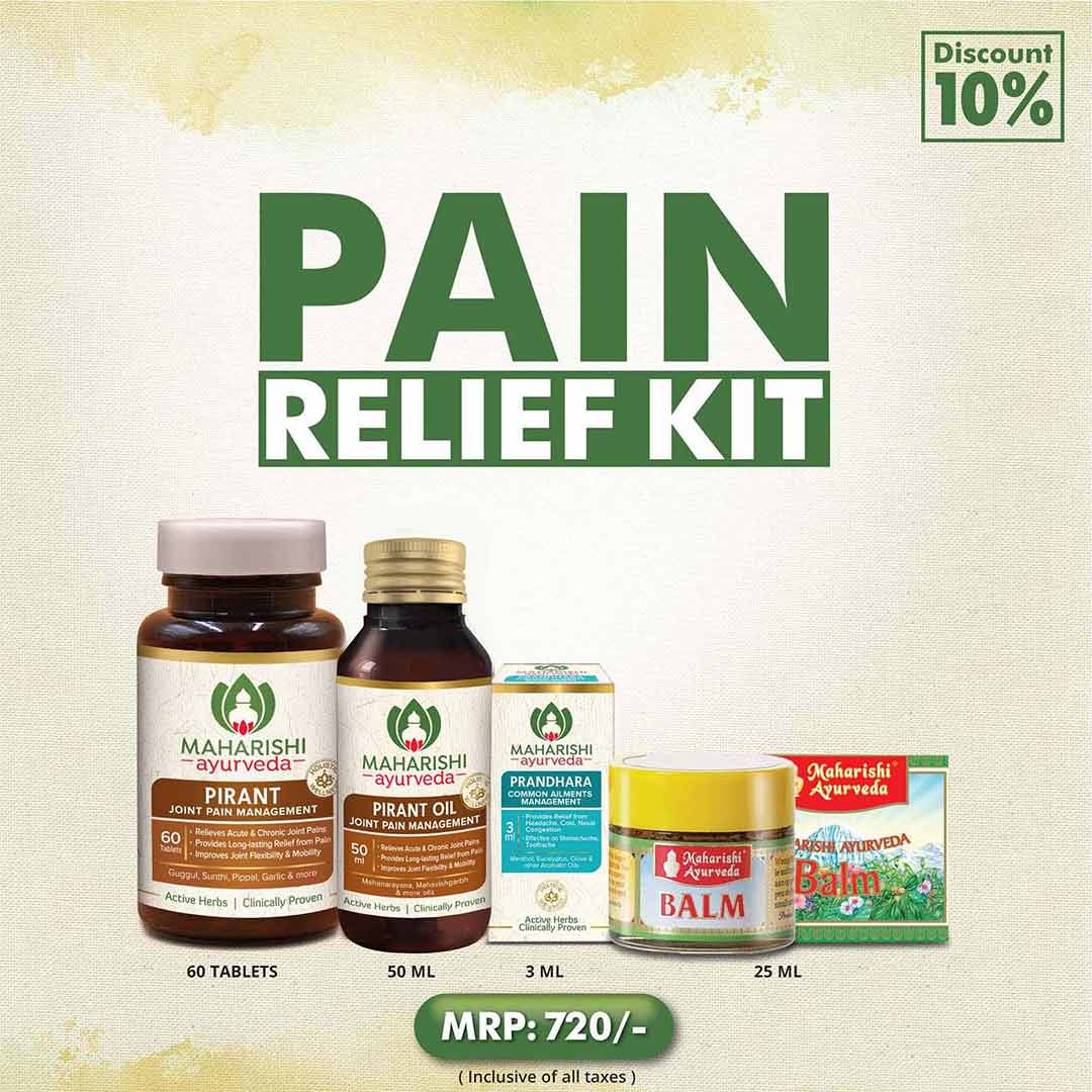 Maharishi Ayurveda Pain Relief Kit - Joint & Muscle Support Kit