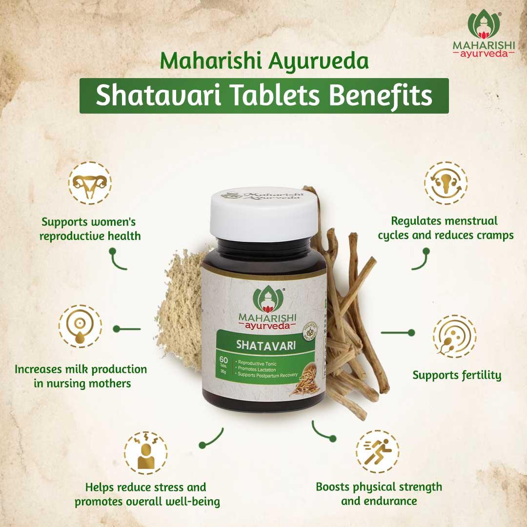 Shatavari Tablets: Natural Health Support for Women